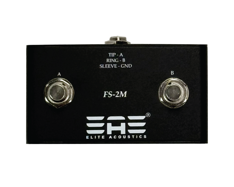 Elite Acoustics "EAE" FS-2M - Dual Footswitch Pedal 2-Way Pedal Foot S ...