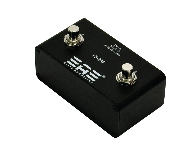 Elite Acoustics "EAE" FS-2M - Dual Footswitch Pedal 2-Way Pedal Foot S ...